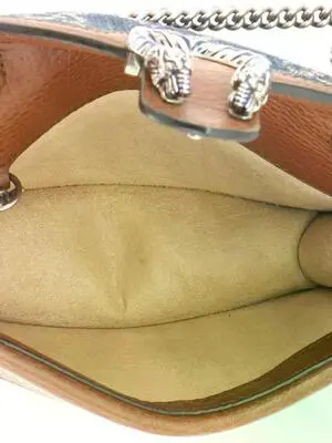 Gucci Dionysus Bag Gg Denim Super Mini Crossbody Bag