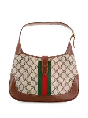 Gucci Jackie 1961 Gg Coated Canvas Small Hobo Bag