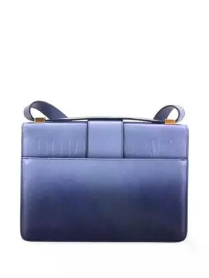 Dior 30 Montaigne Flap Bag Gradient Leather Shoulder Bag - Blue
