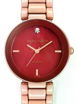 Anne Klein Ceramic Diamond 33mm Watch