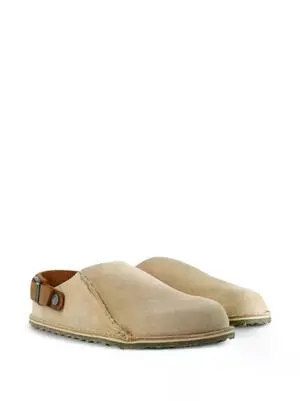 BIRKENSTOCK Lutry Suede Slingback Mules