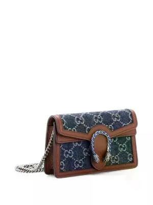Gucci Dionysus Bag Gg Denim Super Mini Crossbody Bag
