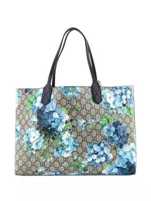 Gucci Reversible Blooms Gg Print Leather Medium Tote Bag