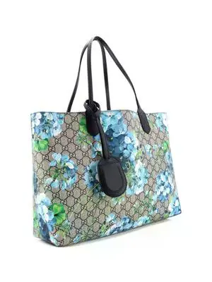 Gucci Reversible Blooms Gg Print Leather Medium Tote Bag