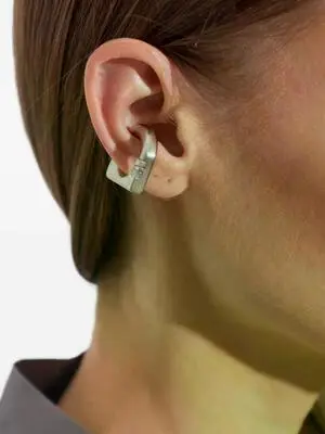 Rick Owens Crystal Prong Geometric Earrings