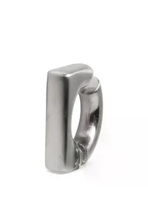 Rick Owens Crystal Prong Geometric Earrings