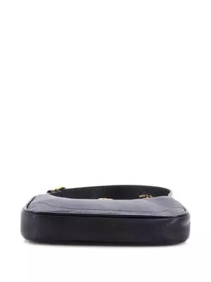 Gucci Gucci Aphrodite Leather Mini Shoulder Bag Black