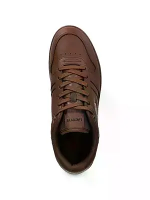 Lacoste T-clip Logo-patch Leather Sneakers