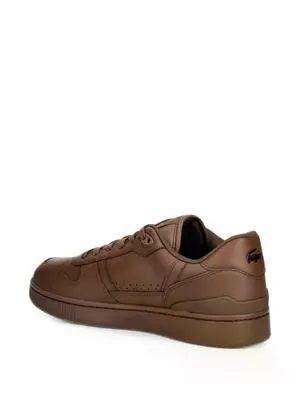 Lacoste T-clip Logo-patch Leather Sneakers
