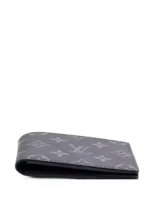 LOUIS VUITTON Slender Wallet Monogram Eclipse Canvas Small Wallets