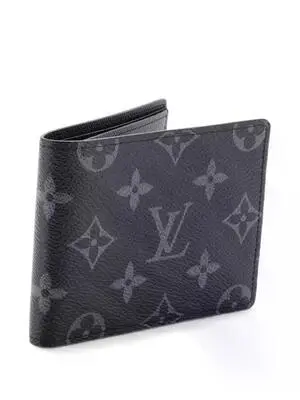 LOUIS VUITTON Slender Wallet Monogram Eclipse Canvas Small Wallets