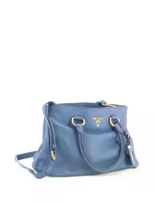 Prada Convertible Shopping Vitello Daino Medium Tote Bag