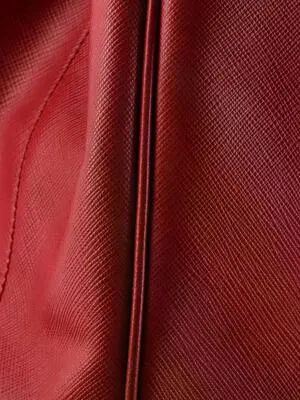 Prada Double Zip Lux Saffiano Leather Xl Tote Bag