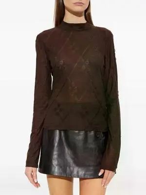IRO PARIS Heavenly Diamond-patterned Top
