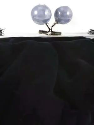 Max Mara Pasticcino Velvet Clutch Bag