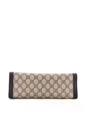 Gucci Padlock Chain Tote Gg Coated Canvas With Leather Small Shoulder Bag