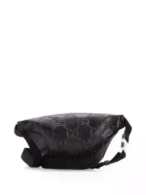 Gucci Gg Embossed Perforated Leather Small Belt Bag