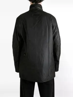 Barbour Prestbury Waxed-cotton Funnel-neck Jacket