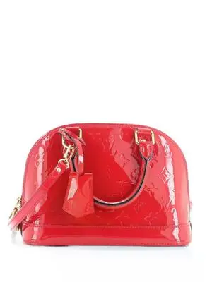 LOUIS VUITTON Alma Handbag Monogram Vernis Bb Shoulder Bag