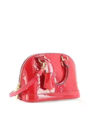 LOUIS VUITTON Alma Handbag Monogram Vernis Bb Shoulder Bag