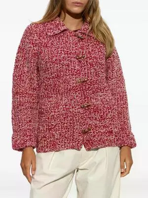 MARANT ETOILE Toggle-fastening Chunky-knit Cardigan