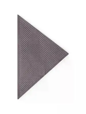 Destin Paisley-print Wool Bandana - Grey