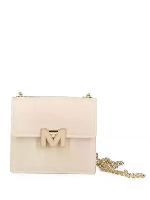 MARC ELLIS Logo-plaque Chain-link Mini Bag - Neutrals
