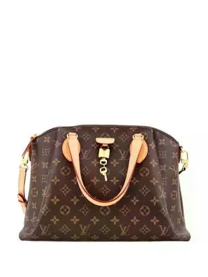 LOUIS VUITTON Rivoli Handbag Monogram Canvas Mm Satchel