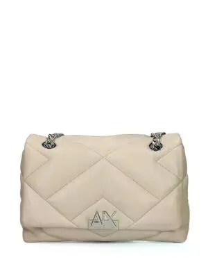 Armani Exchange Quilted Shoulder Bag With Chain Strap
