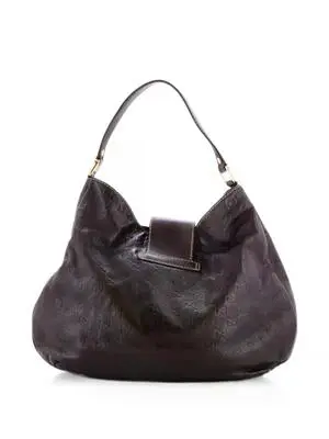 Gucci New Ladies Web Guccissima Leather Medium Hobo Bag