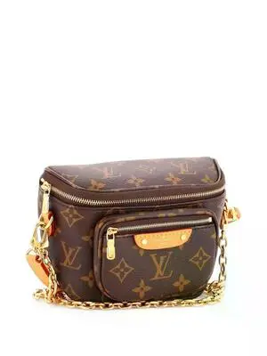 LOUIS VUITTON Bum Bag Monogram Canvas Mini Belt Bag