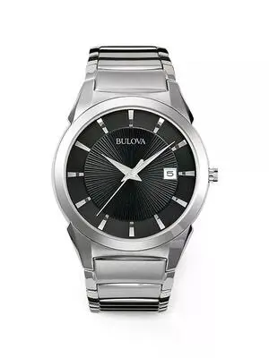 Bulova Classic 38mm Watch - Black