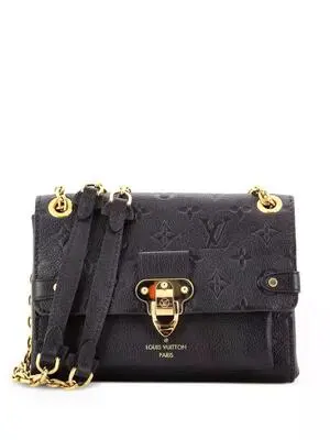 LOUIS VUITTON Vavin Monogram Empreinte Leather Bb Crossbody Bag - Black