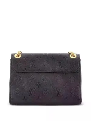 LOUIS VUITTON Vavin Monogram Empreinte Leather Bb Crossbody Bag - Black