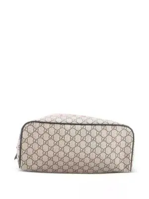 Gucci Zip Around Gg Coated Canvas Medium Backpack
