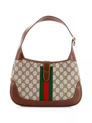 Gucci Jackie 1961 Gg Coated Canvas Small Hobo Bag