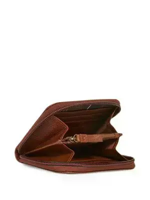 Barbour Tartan-panel Leather Wallet