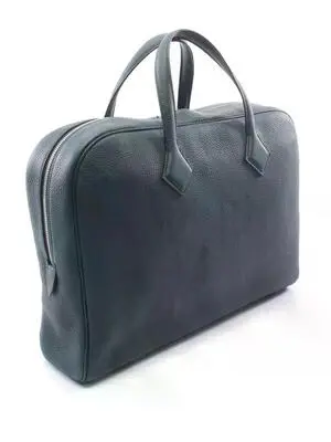 Hermès 2019 Togo Victoria Ii 12h Briefcase Business Bag - Green