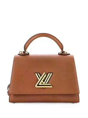 LOUIS VUITTON Twist One Handle Bag Taurillon Leather Pm Satchel