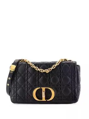 DIOR Caro Bag Cannage Quilt Calfskin New Medium Shoulder Bag
