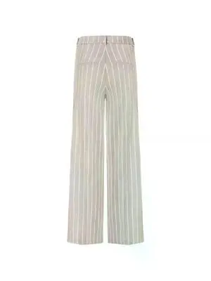 CAMBIO Mira Pinstripe Wide-leg Trousers