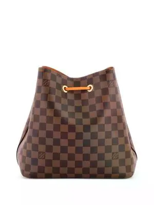 LOUIS VUITTON Neonoe Handbag Damier Leather Mm Bucket Bag - Brown