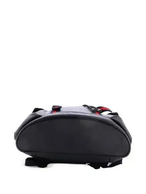 Gucci Gg Coated Canvas Double Pocket Buckle Backpack