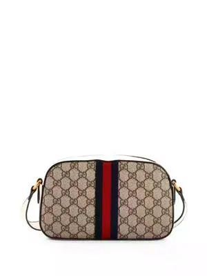 Gucci Ophidia Gg Coated Canvas Camera Bag - Neutrals