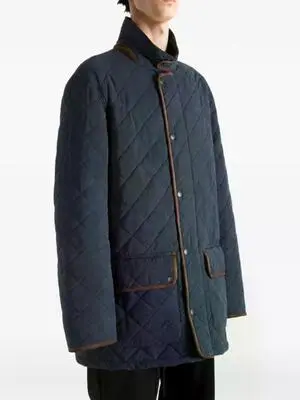 Barbour Thursby Quilted Corduroy-collar Jacket