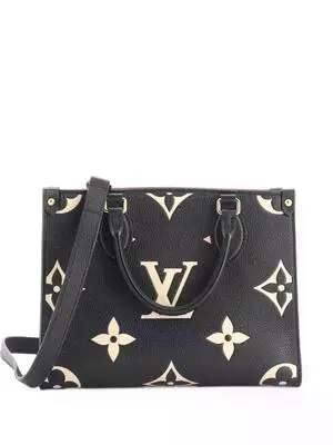 LOUIS VUITTON Onthego Bicolor Monogram Empreinte Giant Pm Tote Bag