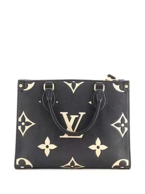 LOUIS VUITTON Onthego Bicolor Monogram Empreinte Giant Pm Tote Bag