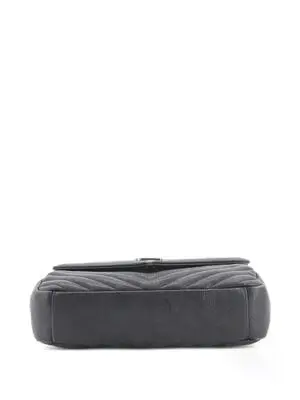 Saint Laurent Medium Monogram College Bag Matelassé Chevron Leather