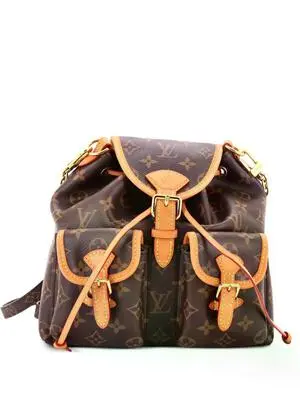 LOUIS VUITTON Monogram Canvas Pm Backpack - Brown
