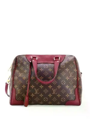 LOUIS VUITTON Monogram Canvas And Leather Retiro Nm Satchel - Pink